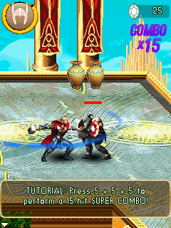 Screenshot of Thor: The Dark World - The Official Game (J2ME, 2013) - MobyGames