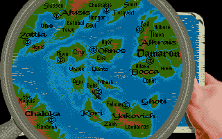 Screenshot of Sinbad and the Throne of the Falcon (Apple IIgs, 1987 ...