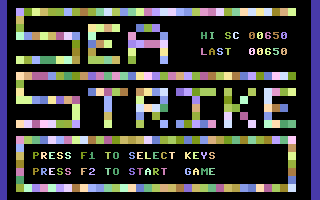 Sea Strike (1985) - MobyGames