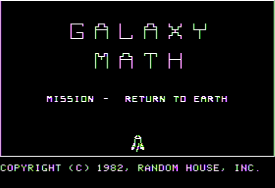 Galaxy Math (1982) - MobyGames
