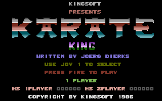 Karate King (1986) - MobyGames