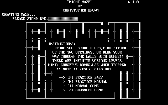 Night Maze (1994) - MobyGames