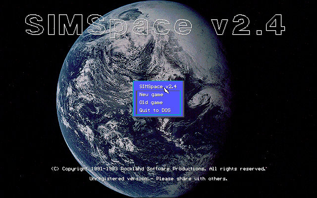 SIMSpace (1988) - MobyGames