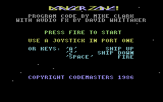 Danger Zone screenshots - MobyGames