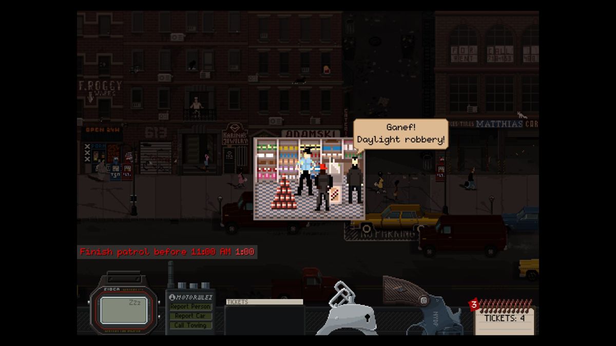 Screenshot of Beat Cop (Windows, 2017) - MobyGames
