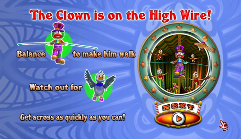 Screenshot of Circus Games (Wii, 2008) - MobyGames