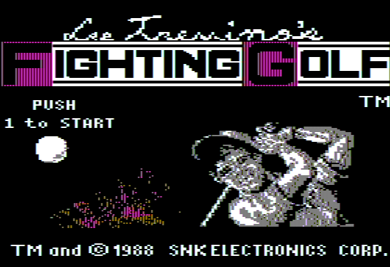 Lee Trevino's Fighting Golf screenshots - MobyGames