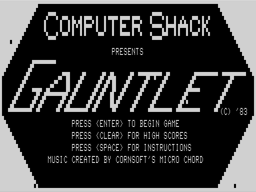 Gauntlet (1983) - MobyGames