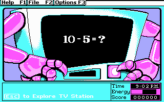 Screenshot of Super Solvers: OutNumbered! (DOS, 1990) - MobyGames