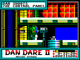 Screenshot of Dan Dare II: Mekon's Revenge (ZX Spectrum, 1988) - MobyGames