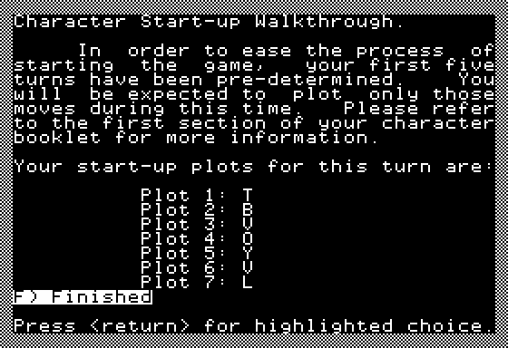 Screenshot of Star Saga: One - Beyond the Boundary (Apple II, 1988 ...