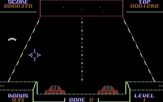 Screenshot of Cosmic Commando (Commodore 16, Plus/4, 1983) - MobyGames