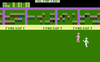 Screenshot of Olympiad (Commodore 16, Plus/4, 1984) - MobyGames