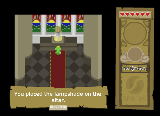 Screenshot of The Legend of Zelda and the Lampshade of No Real ...