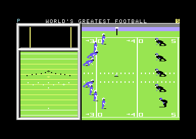 Screenshot of The World's Greatest Football Game (Commodore 64, 1985 ...