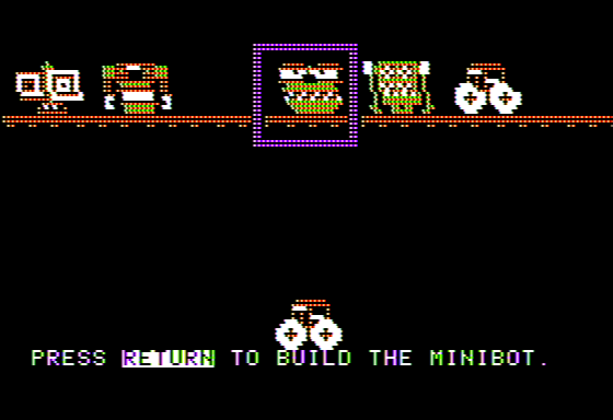 Screenshot of Tink!Tonk!: Tonk in the Land of Buddy-Bots (Apple II ...