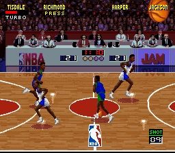 Screenshot of NBA Jam (SNES, 1993) - MobyGames