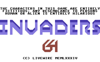 Invaders (1984) - MobyGames