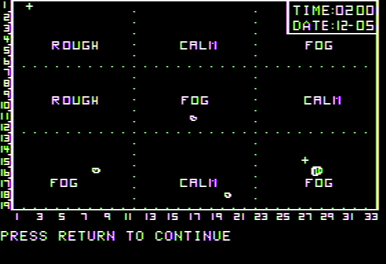 Screenshot of Air Raid Pearl Harbor (Apple II, 1990) - MobyGames