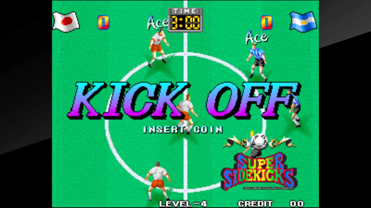 Screenshot of Super Sidekicks (PlayStation 4, 1992) - MobyGames