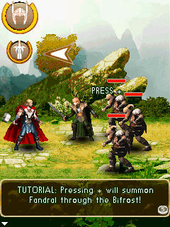 Screenshot of Thor: The Dark World - The Official Game (J2ME, 2013) - MobyGames