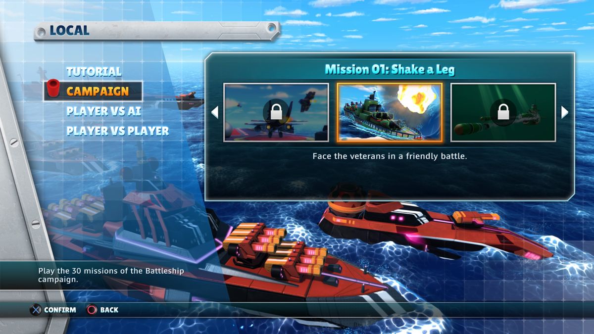 Screenshot of Battleship (PlayStation 4, 2016) - MobyGames