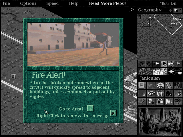 Screenshot of Caesar II (DOS, 1995) - MobyGames