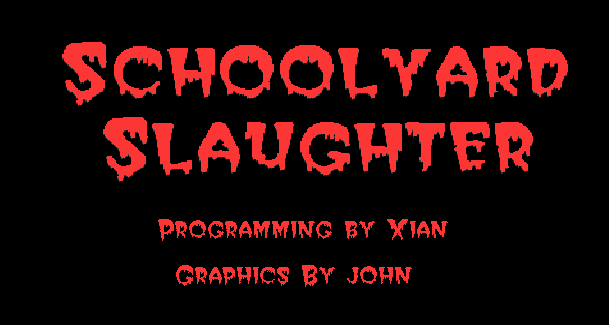 Screenshot of Schoolyard Slaughter (Windows 3.x, 1989) - MobyGames