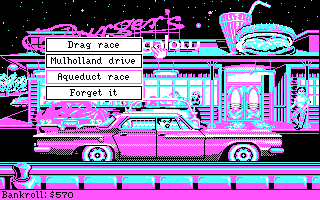 Screenshot of Street Rod 2: The Next Generation (DOS, 1991) - MobyGames