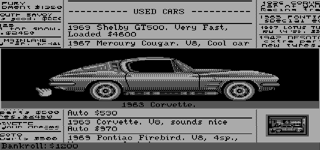 Screenshot of Street Rod 2: The Next Generation (DOS, 1991) - MobyGames