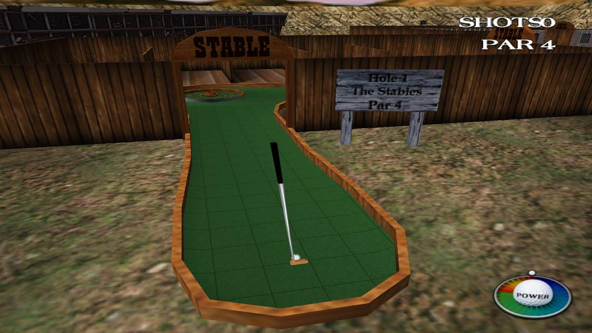 Screenshot of Mini Golf: Dream Courses (Windows, 2008) - MobyGames