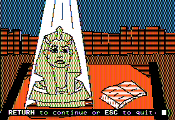 Screenshot of Mystery Double Feature (Apple II, 1984) - MobyGames
