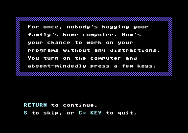 Screenshot of An Adventure Double Feature (Commodore 64, 1984) - MobyGames