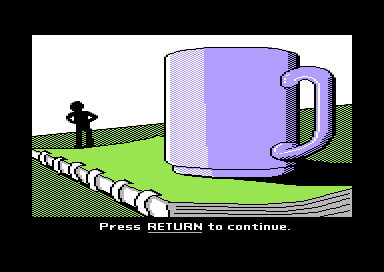 Screenshot of An Adventure Double Feature (Commodore 64, 1984) - MobyGames