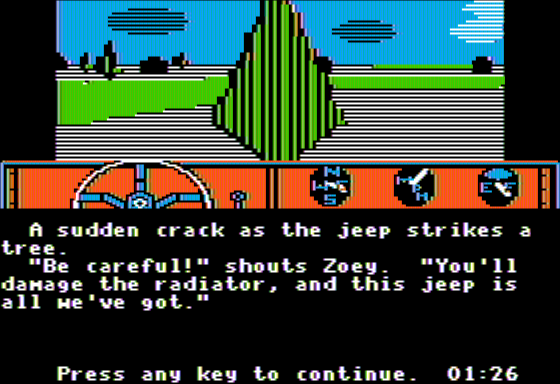 Screenshot of Escape (Apple II, 1985) - MobyGames