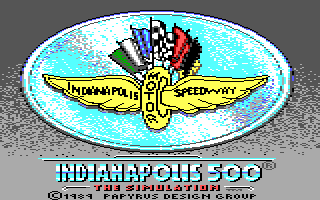Screenshot of Indianapolis 500: The Simulation (DOS, 1989) - MobyGames