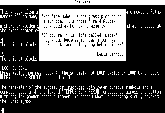 Screenshot of Trinity (Apple II, 1986) - MobyGames