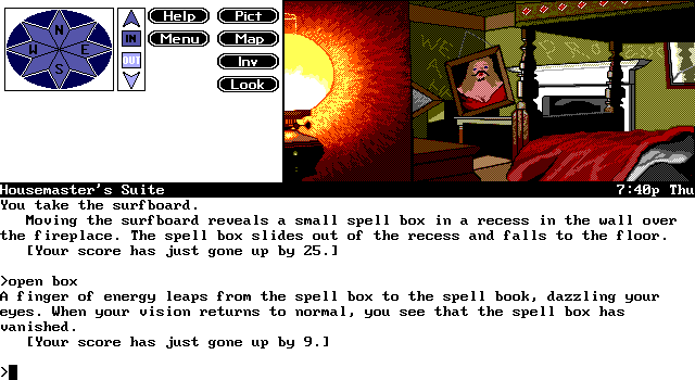 Screenshot of Spellcasting 101: Sorcerers get all the Girls (DOS, 1990) - MobyGames