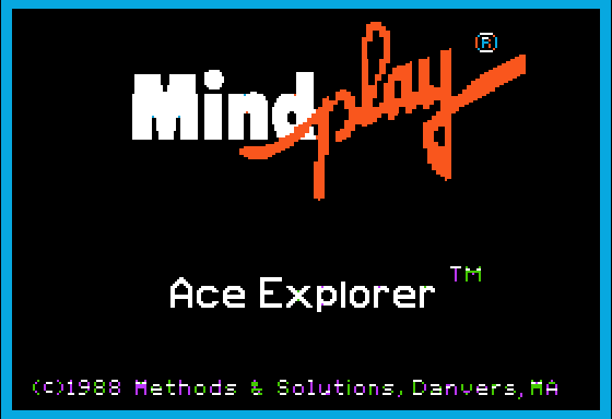 Ace Explorer (1988) - MobyGames
