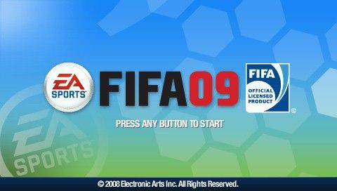 Screenshot of FIFA Soccer 09 (PSP, 2008) - MobyGames