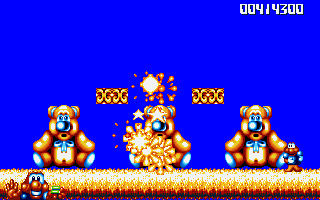 Screenshot of James Pond 2: Codename: RoboCod (DOS, 1991) - MobyGames