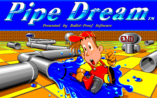 Screenshot of Pipe Dream (PC-98, 1989) - MobyGames