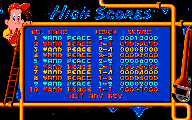 Screenshot of Pipe Dream (PC-98, 1989) - MobyGames