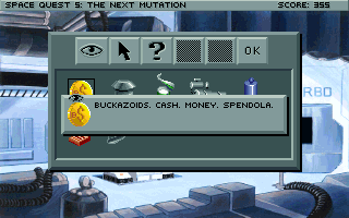 Screenshot of Space Quest V: The Next Mutation (DOS, 1993) - MobyGames