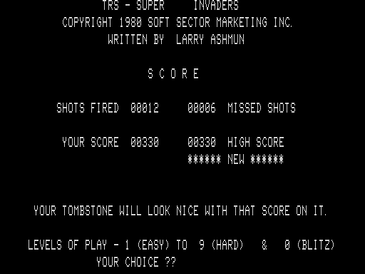 Super Invaders (1980) - MobyGames