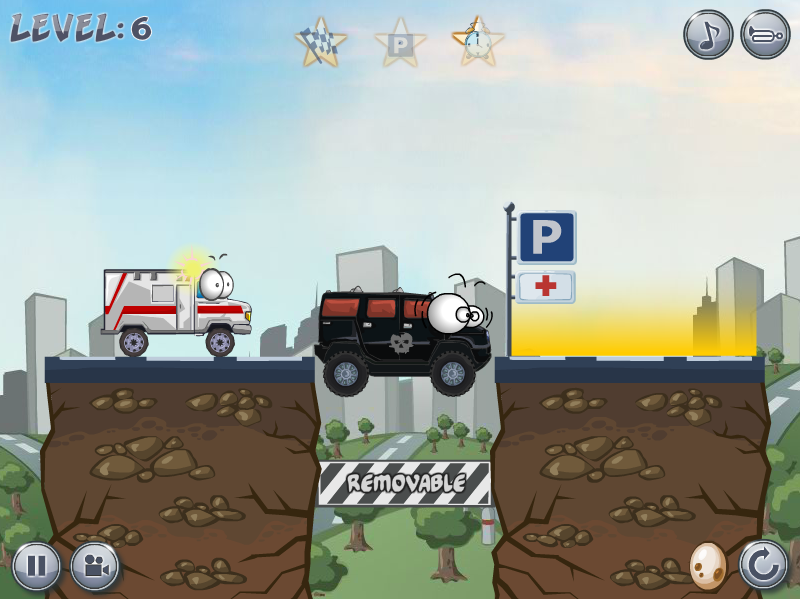 Screenshot of Car Toons (Browser, 2012) - MobyGames