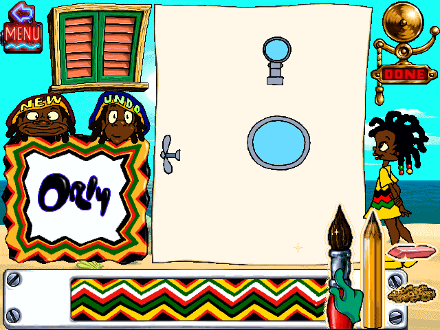 Screenshot of Orly's Draw-A-Story (Windows 3.x, 1997) - MobyGames