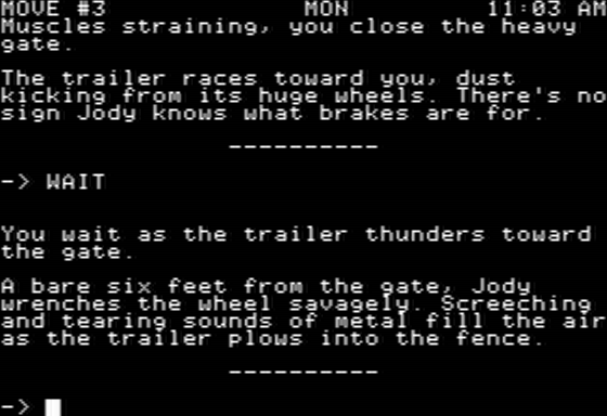 Screenshot of High $take$ (Apple II, 1986) - MobyGames