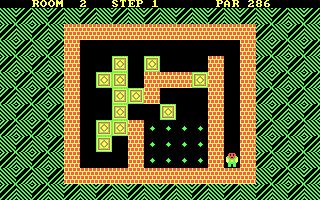 Screenshot of Crates (DOS, 1991) - MobyGames