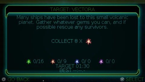 Screenshot of Gravity Crash: Portable (PSP, 2010) - MobyGames